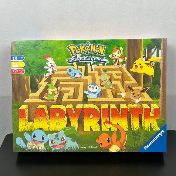 Pokemon | Games | Pokmon Labyrinth Board Game Ravensburger Family Games ...